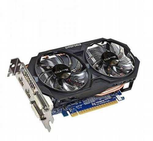 Видеокарта gigabyte nvidia GeForce GTX 650Ti GV-N6