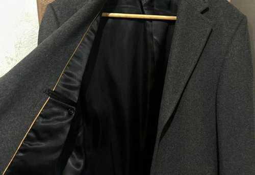 Мужское итальянское пальто из шерсти Giovanni fabr