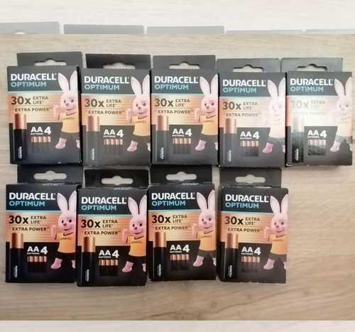 Батарейки Duracell optimum AA