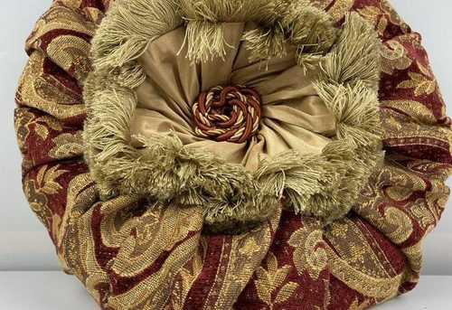 Декоративная круглая подушка