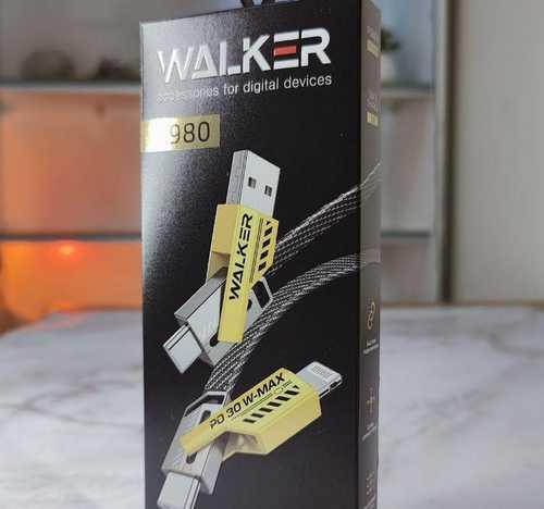 Кабель USB/Type-C-Type-C/Lightning, 65W, 4в1, PD/Q