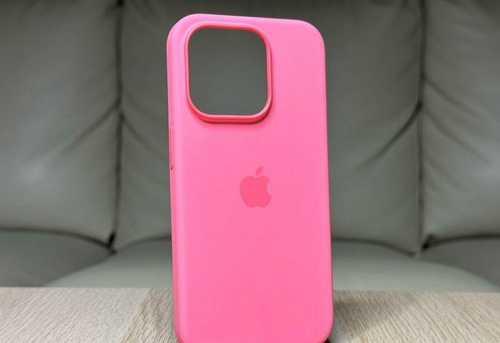 iPhone 15 Pro. Силиконовый чехол "Ярко-розовый"