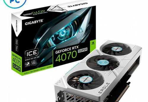 Видеокарта RTX4070 Super 12GB gigabyte eagle ICE O