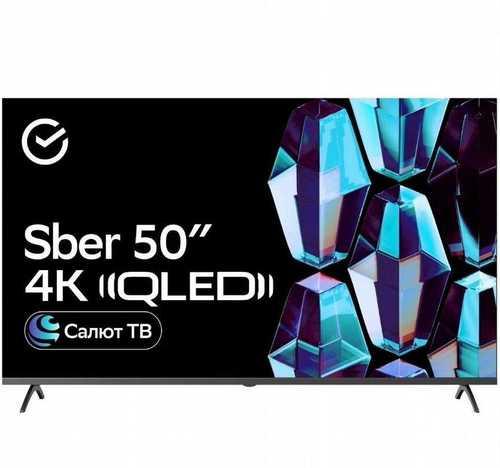 Qled тв Sber 50"(126см) Новый Гарантия год