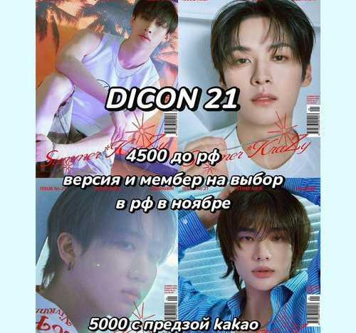 Stray kids dicon 21 цена до РФ