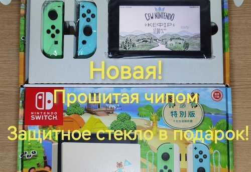 Nintendo Switch v2 Новая (Прошитая) + sd 128gb