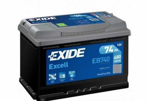 Аккумулятор бу Exide EB740 EB741 74 75 77Ah Гарант