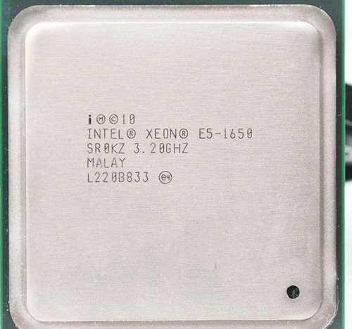 Процессор Intel Xeon E5-1650 (2011 3200-3800MHz 6c/12t)