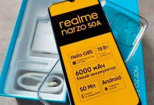 Новый смартфон Realmi narzo 50A,4/128Гб