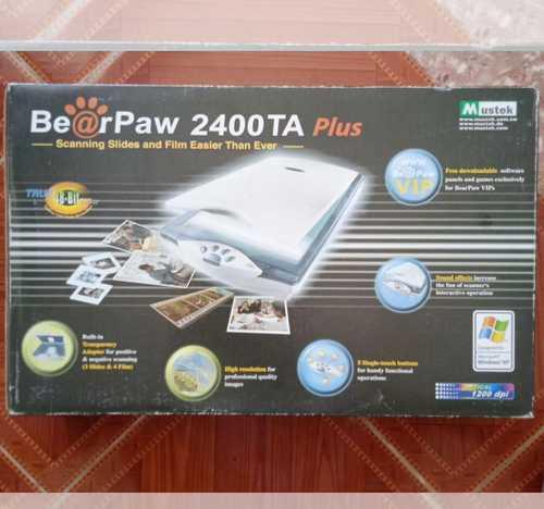 Сканер mustek Bear Paw 2400 ta plus