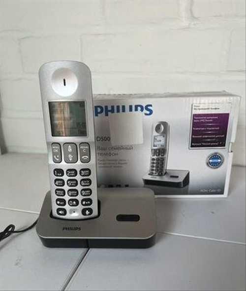 Телефон беспроводной philips D500