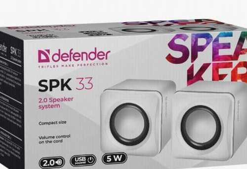 Колонки компьютерные Defender SPK 33 (новые)