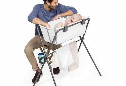 Складная ванночка Stokke с подставкой и горкой