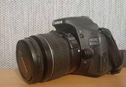 Зеркальный фотоаппарат Canon 600d 18-55Kit