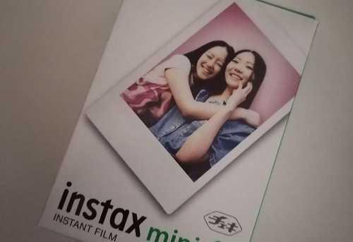 Картрижды на instax mini. Фотопленка fujifilm