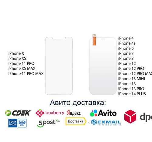 Защитное стекло iPhone 2D 4 - 14