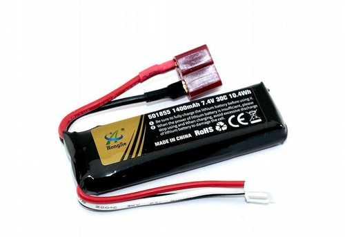 Аккумулятор Li-Pol 7.4v 501855 1400mah T-plug