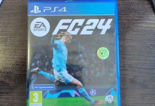 Диск на ps4 fifa 24