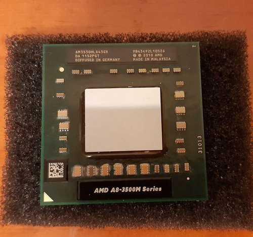 Топовый CPU AMD A8-3530MX 4 ядра socket FS1