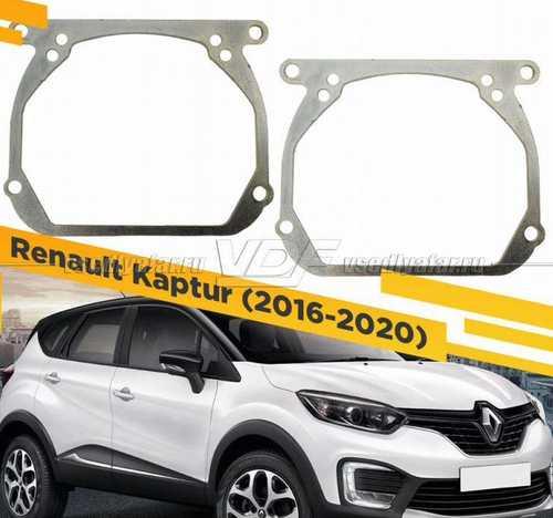 Рамки для замены линз в фарах Renault Kaptur 2016