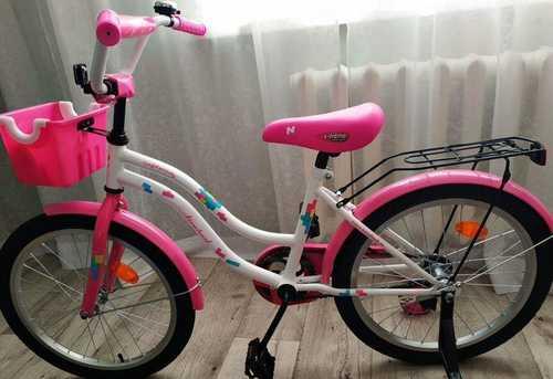Велосипед novatrack 20 розовый