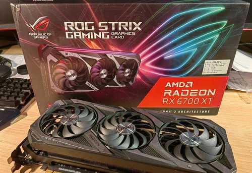 Видеокарта Asus rog rx6700xt 12gb