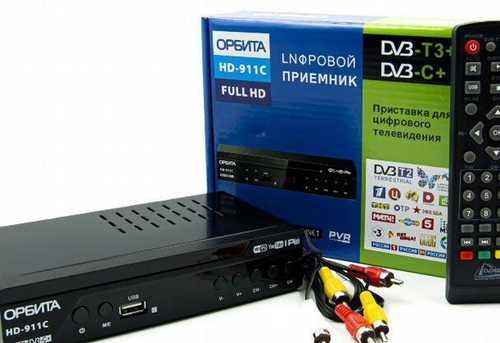 Цифровая Приставка DVB-T2, DVB-C орбита HD-911C
