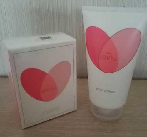 Avon LovU Эйвон женский парфюм набор подарок