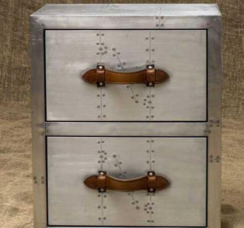 Тумба silver age 2 drawers side table