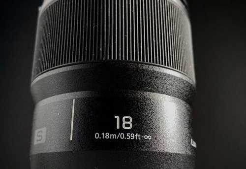 Объектив Panasonic Lumix 18 mm f1,8. L-mount