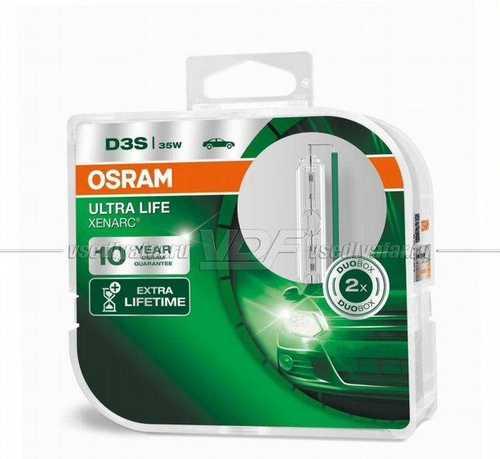 Ксеноновая лампа osram D3S Xenarc Ultra Life 35W 2