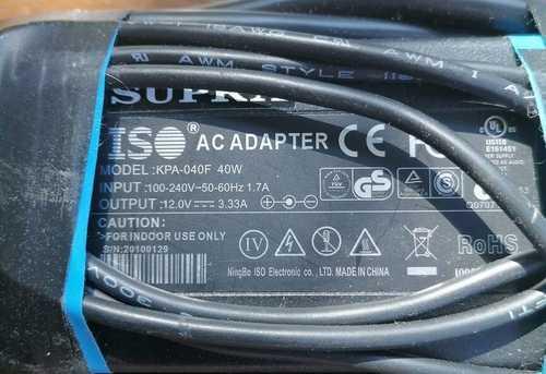 Блок питания 12v Supra