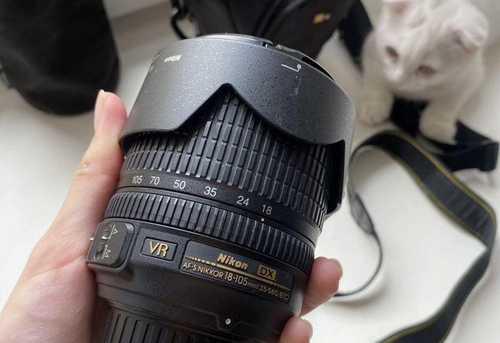 Объектив Nikon 18-105mm f/3.5-5.6G AF-S