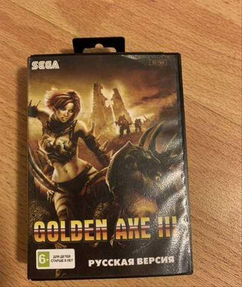 Катридж Golden Axe 3 на Sega