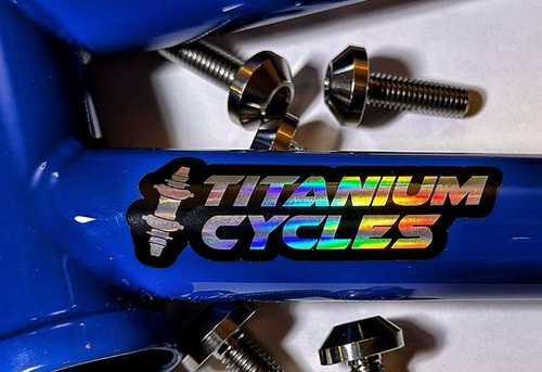Титановые болты в BMX втулки