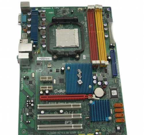 Материнская плата S-AM3 ECS IC780M-A2 (AMD770/DDR3