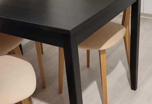 Продаю стол IKEA lerhamn черный