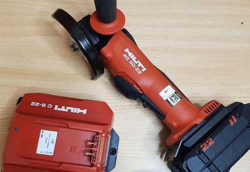 Аккумуляторная болгарка hilti AG 5D-22-5 nuron