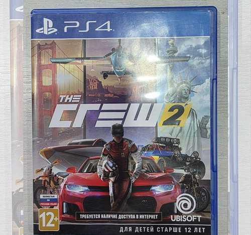 Диск на ps4 The crew2