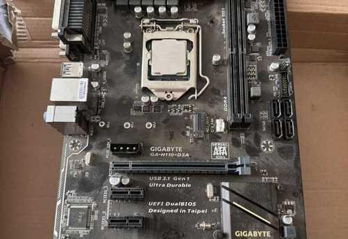 Материнская плата gigabyte GA-H110-D3A