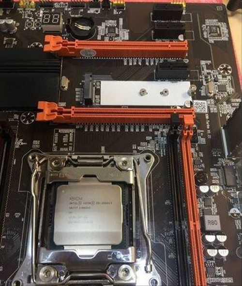 X99 Материнская плата с процессором и памятью ddr4