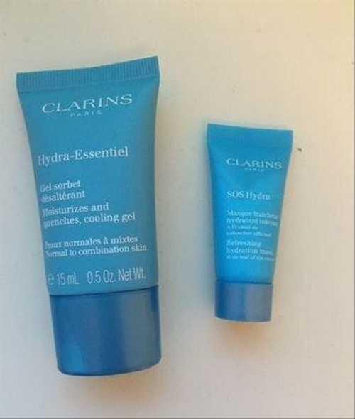 Clarins гель и маска для лица