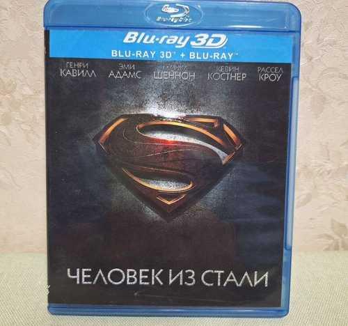 Blu Ray 3D Человек из стали