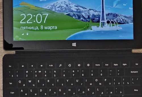 Планшет на windows с клавиатурой Microsoft surface