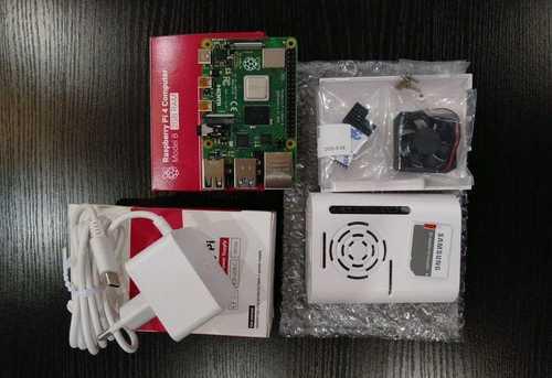 Raspberry Pi 4B (r1.2) 2GB с ориг. бп,Samsung 32GB