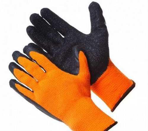 Утепленные акриловые перчатки с начесом 10 класс
