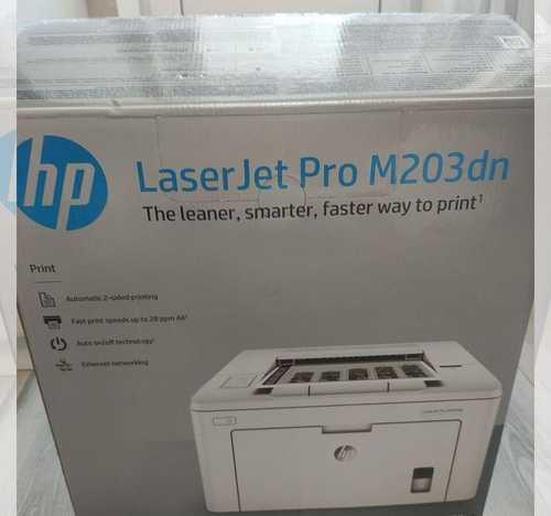 Принтер лазерный hp m203dn новый