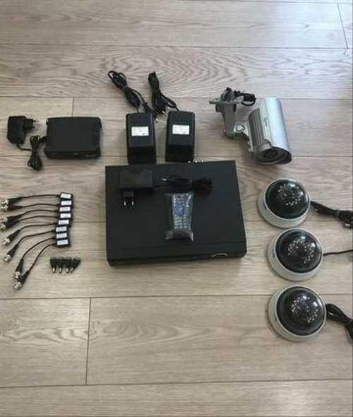 Комплект видеонаблюдения 4 камеры RVI-R04LB-PRO