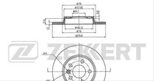 Диск тормозной фольксваген транспортер т4
