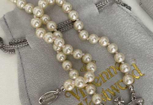 Ожерелье жемчуг Vivienne Westwood
